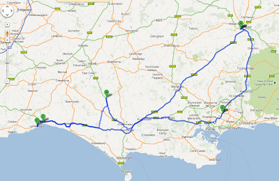 CalMax in England: Jurassic Coast (the first part)