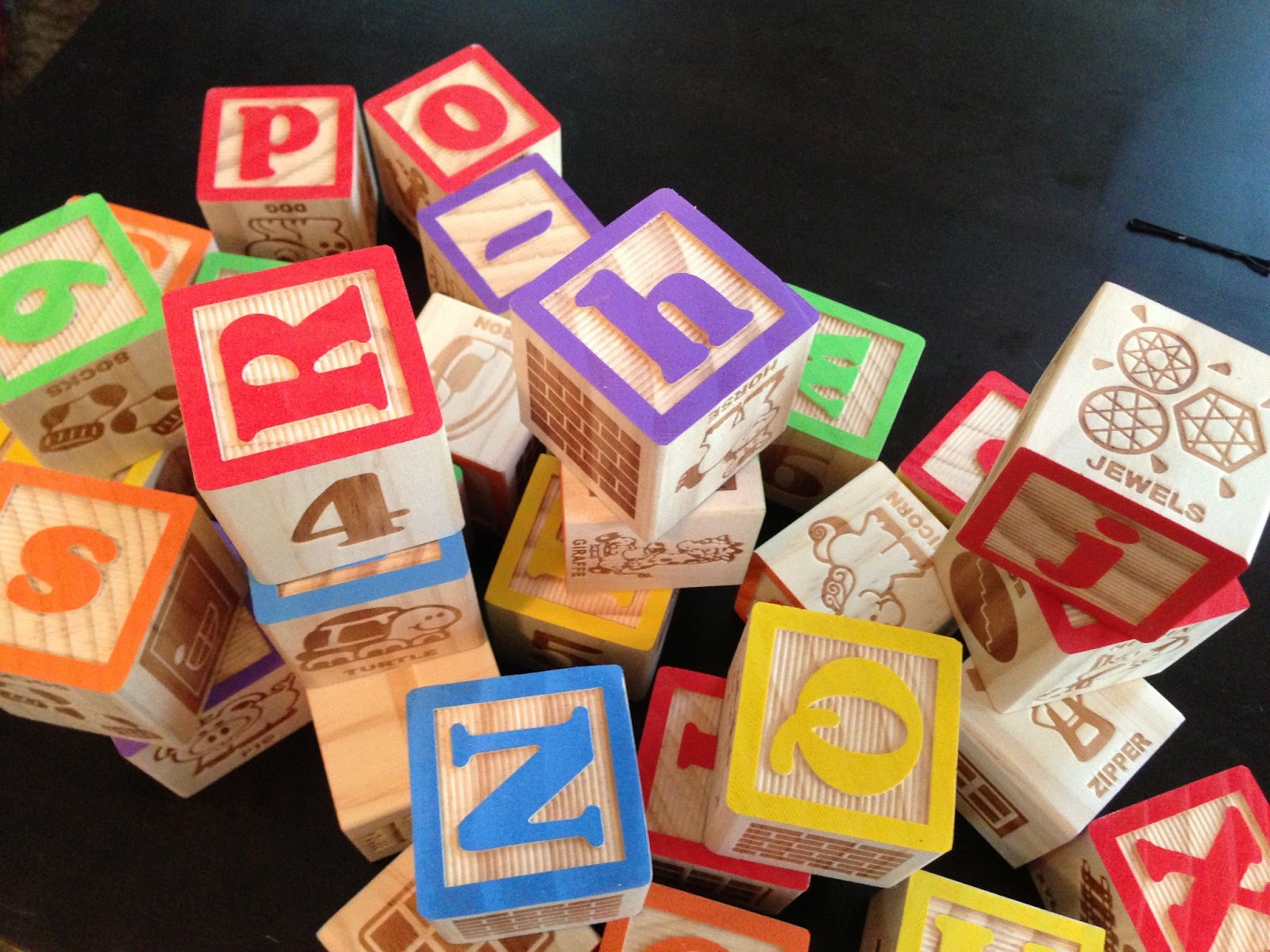 The Half Full Chronicles: Sprucing up ABC Blocks