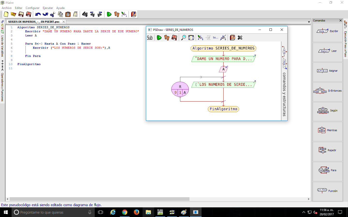 Desarrolla software utilizando programación estructurada: Series de ...