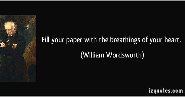 Jack Kost: William Wordsworth, on writing: