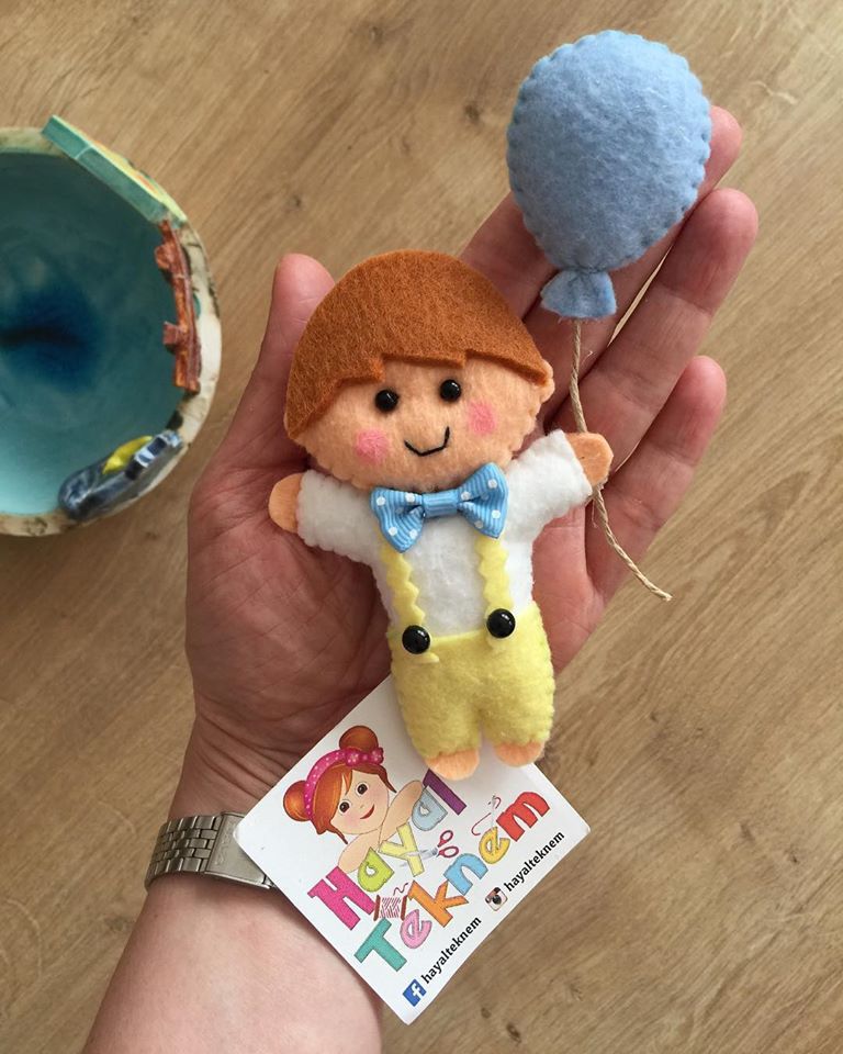 Boneco em Feltro para Fazer Baby Boy - Molde para Artesanato| Faça você ...