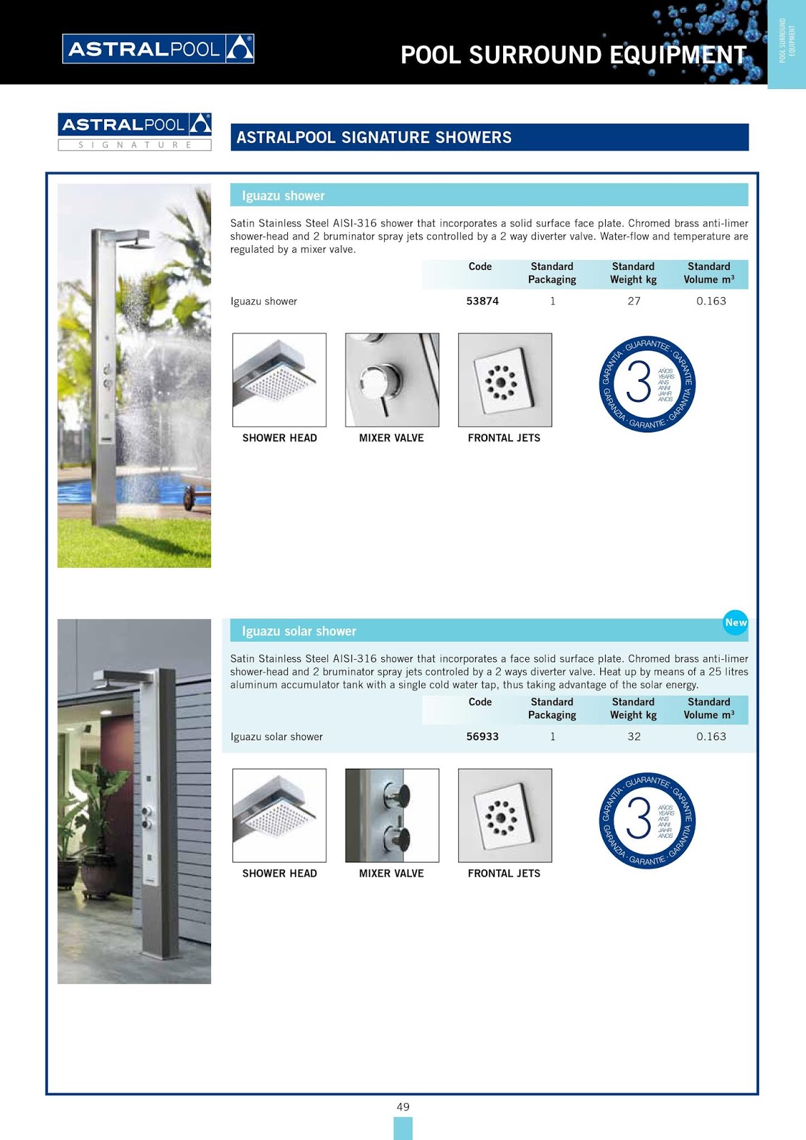 Astral Pool Catalogue 2019: POOL SURROUND EQUIPMENT