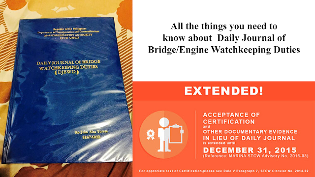 Daily Journal of Bridge/Engine Watchkeeping Duties