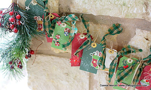 sei lifestyle: Holiday Decor: Shadow Box & Tag Garland