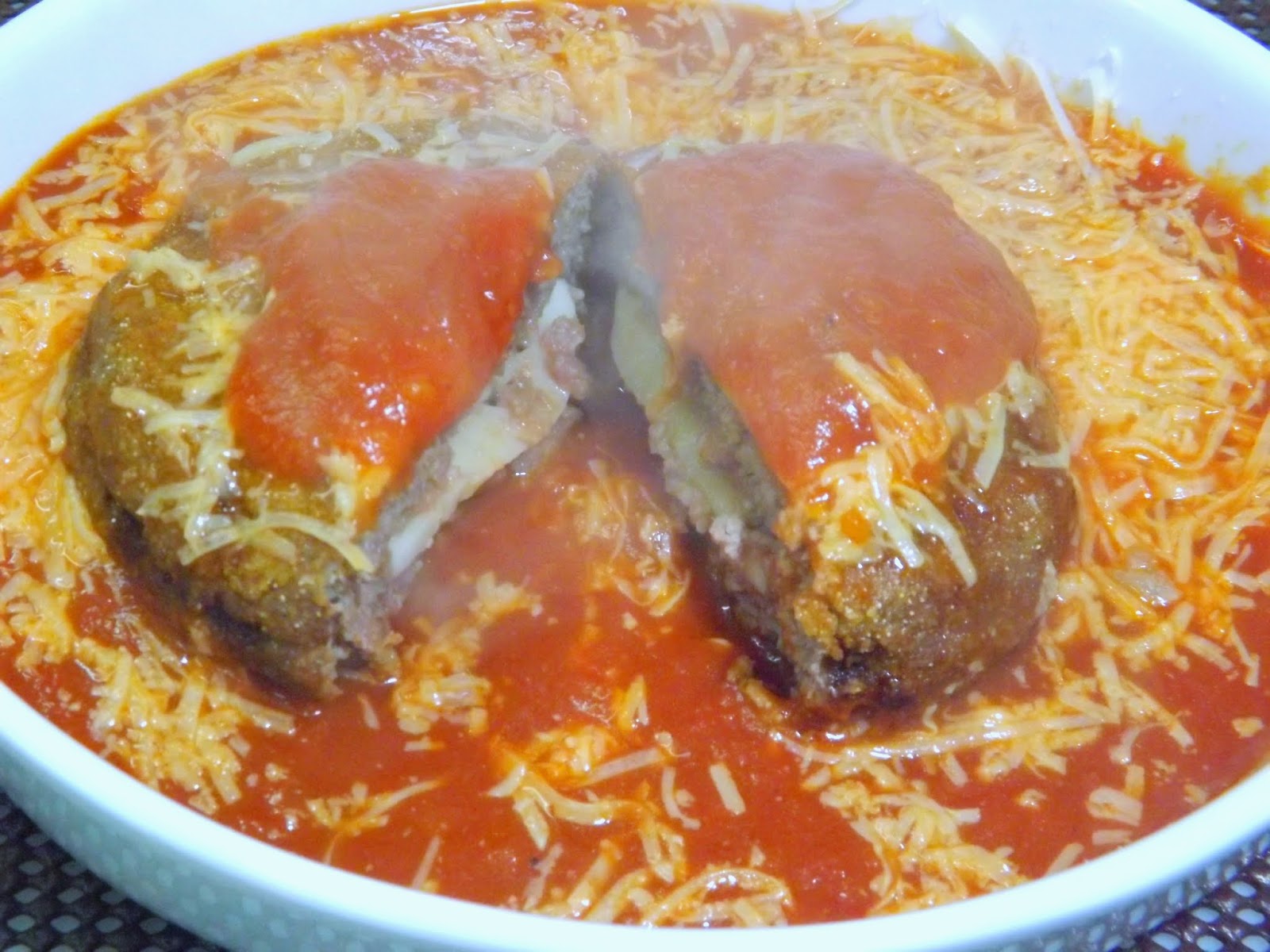 COMIDAS .... palmo a palmo... foto a foto...: PORPETONE RECHEADO