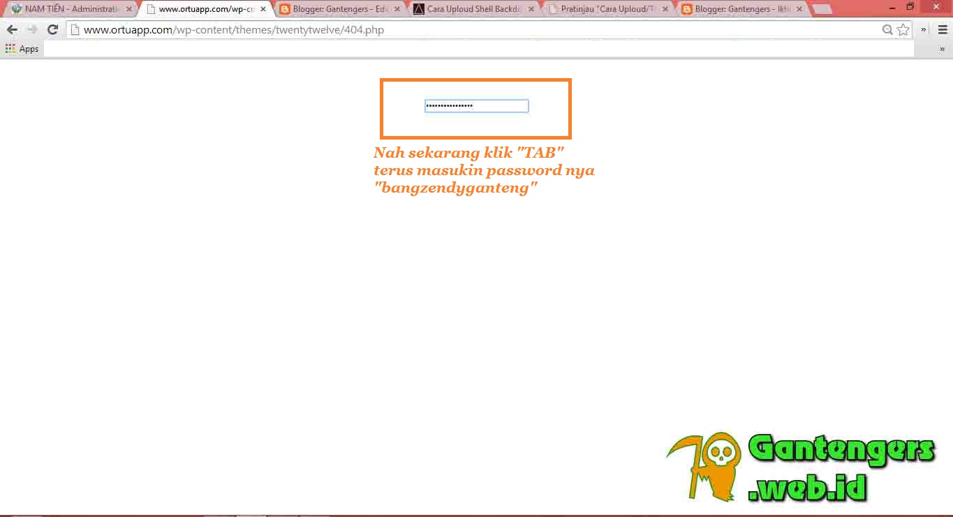 Cara Uploud/Tanam Shell Backdoor Pada Wordpress