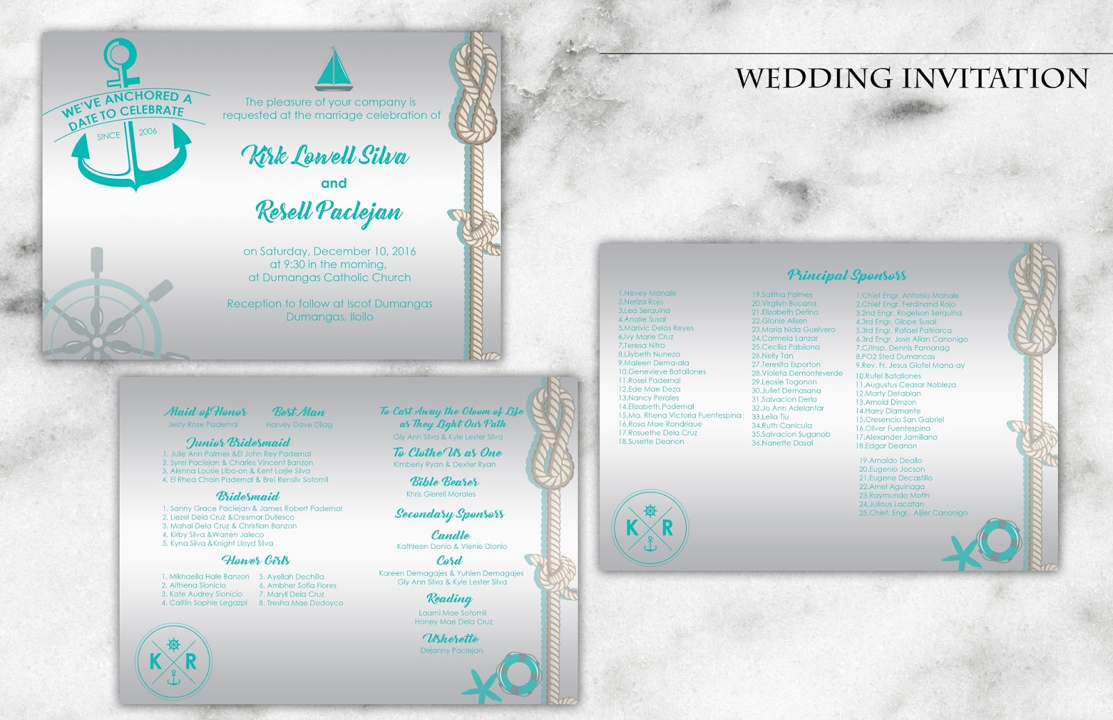 Wedding Invitation Layouts - Dainty Freckles