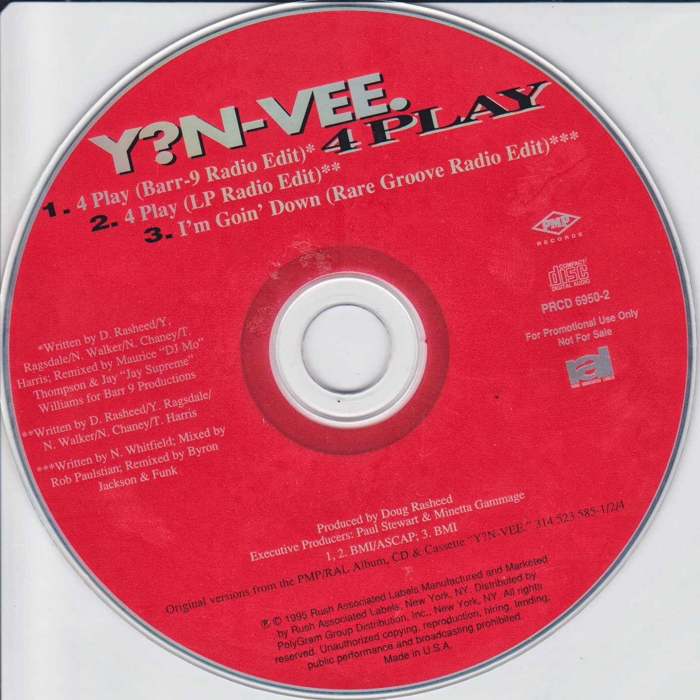 BabyBubba's Stash: Y?N-Vee 4 Play (CD Single)