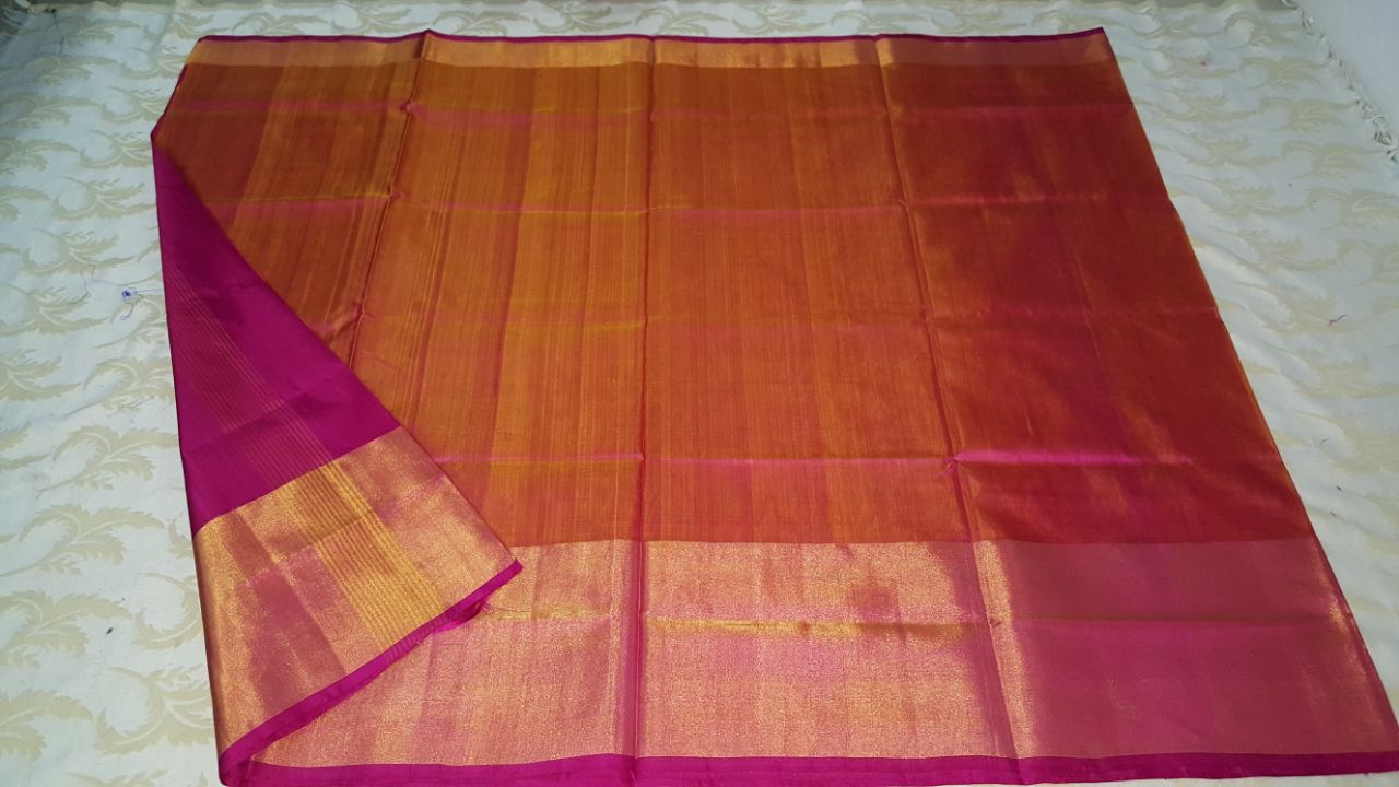 Indian Traditional Handloom Sarees: Uppada big border silk sarees