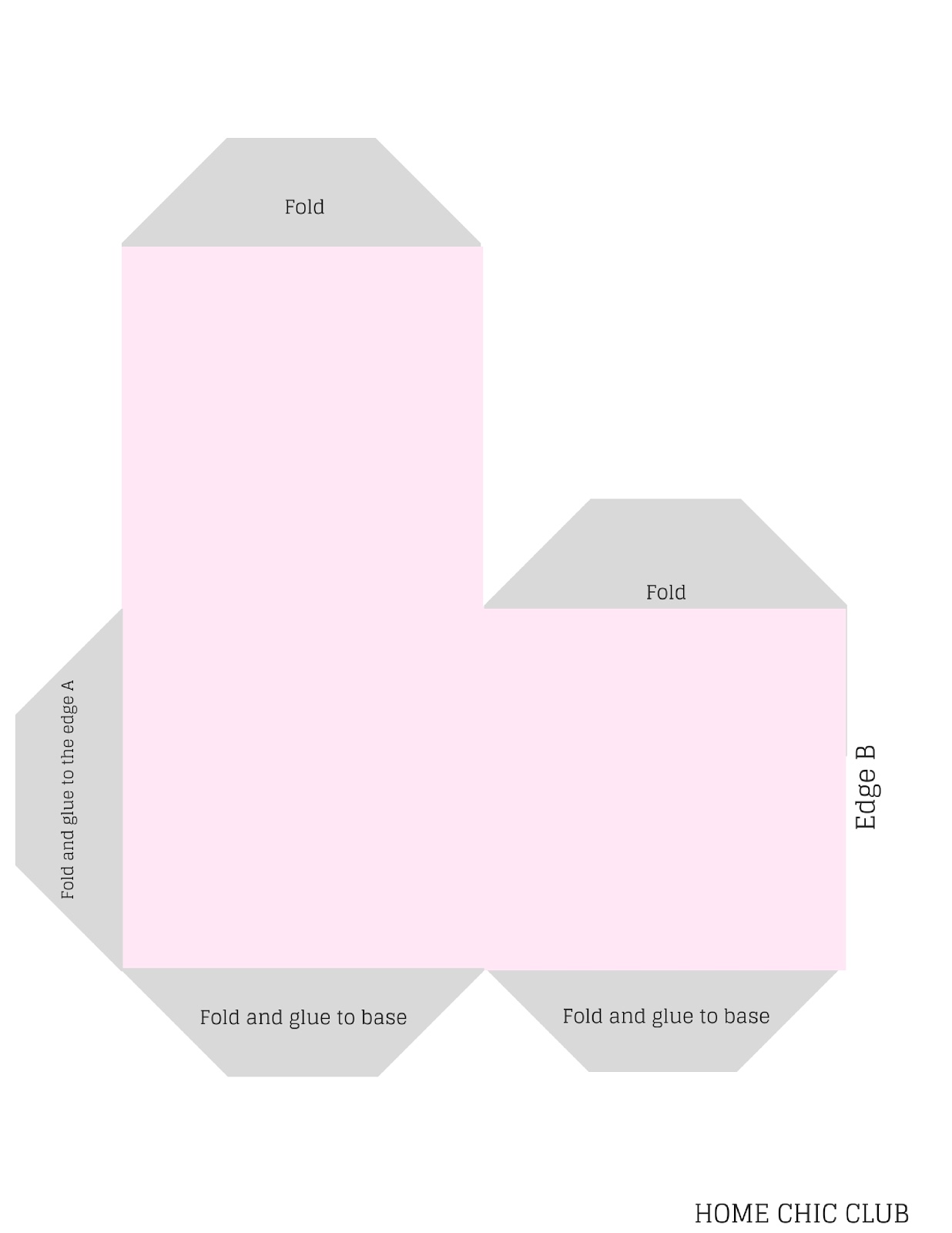 DIY Printable Easter Bunny Box | Home Chic Club: DIY Printable Easter ...