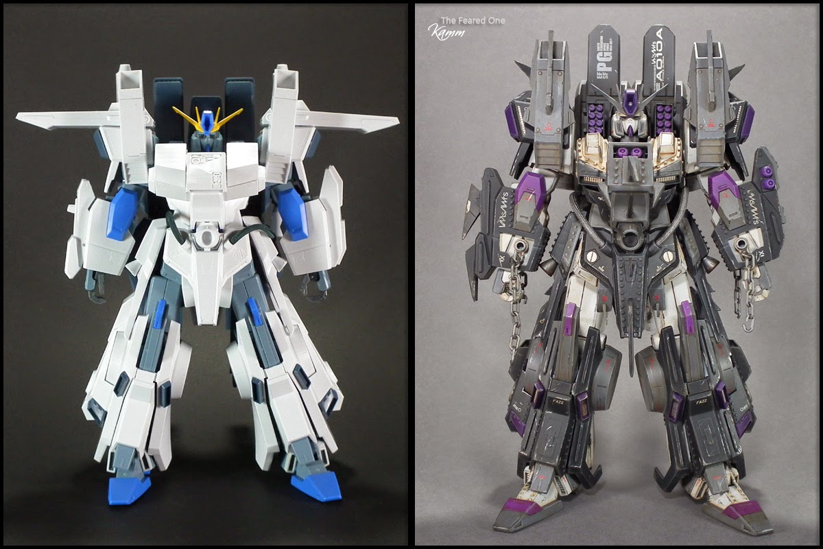 Custom Build: MG 1/100 FAZZ "The Feared One" Hand Painted