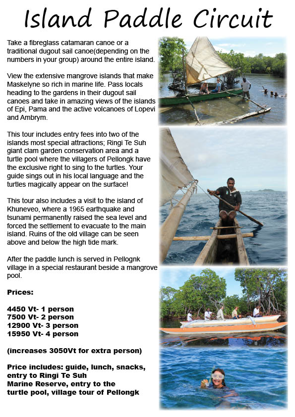 Maskelyne Islands Eco-Tourism