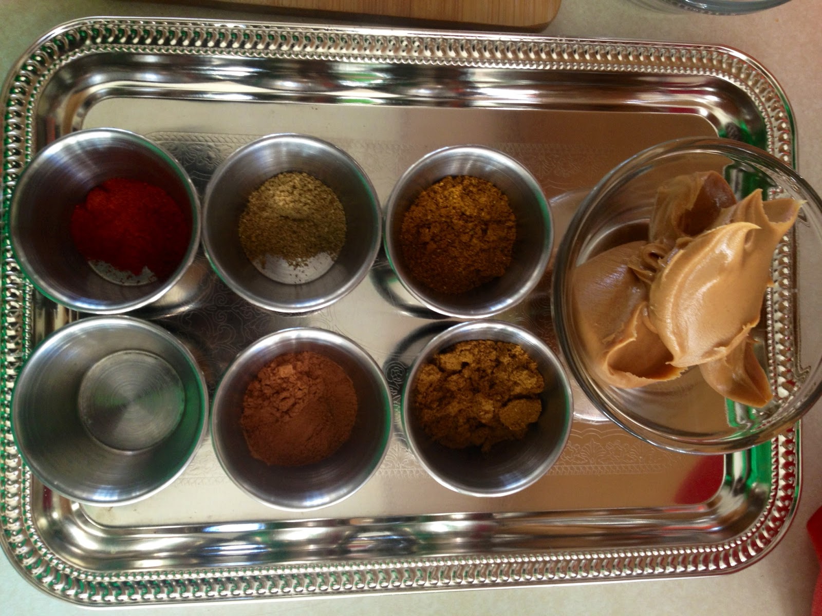 Stella's Meza: Wali wa nazi (coconut rice) with Peanut chicken stew ...