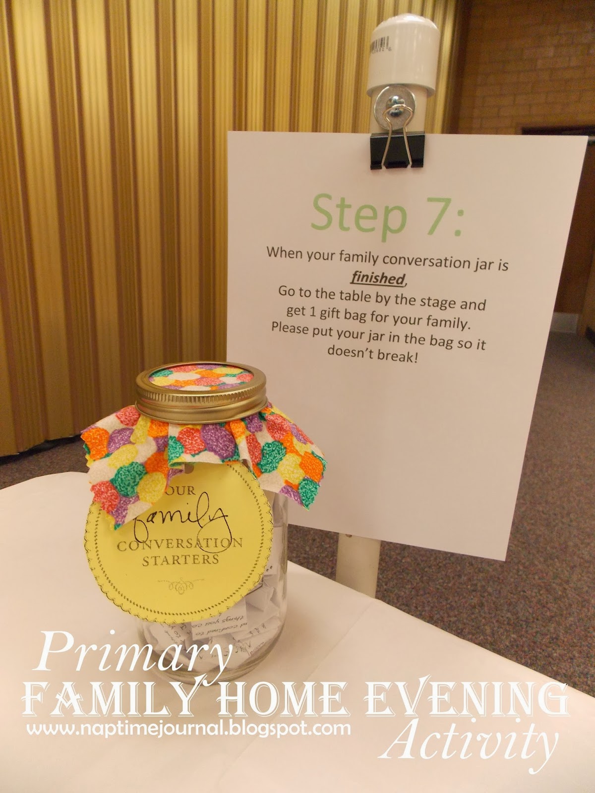 Nap Time Journal: 2014 Families Are Forever Primary Activity