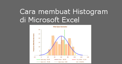 Cara membuat histogram di Excel - CaraExcel101