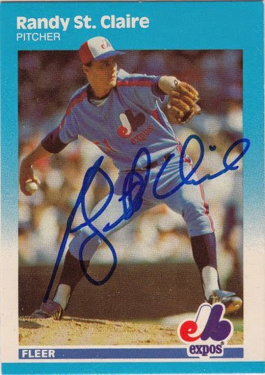 Daily Autograph: Randy St. Claire