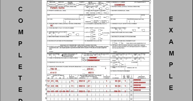 Filling Out an HCFA-1500 Form: Introduction to the CMS 1500 HCFA Form