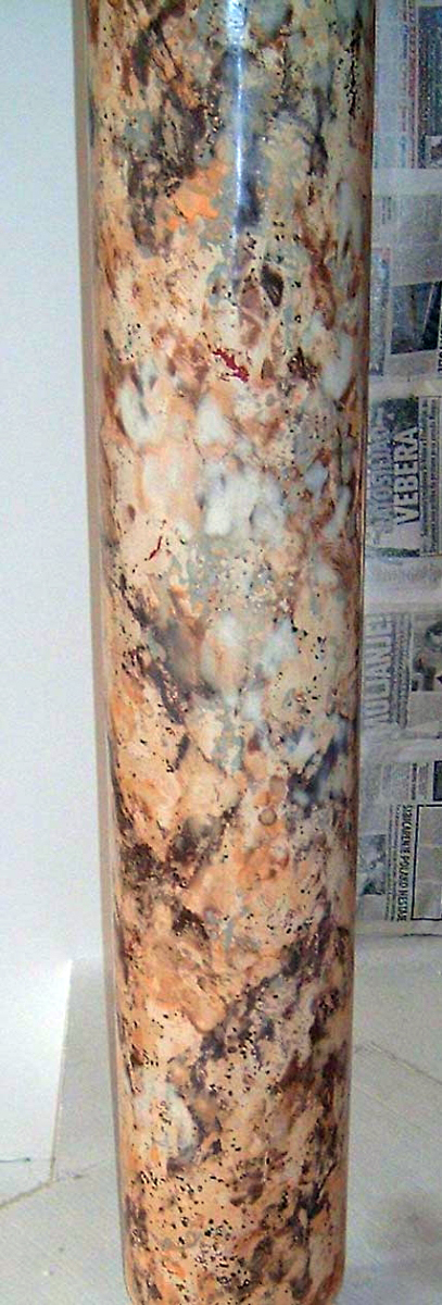 BB FAUX FINISH: STUCCO MARBLE PILLARS