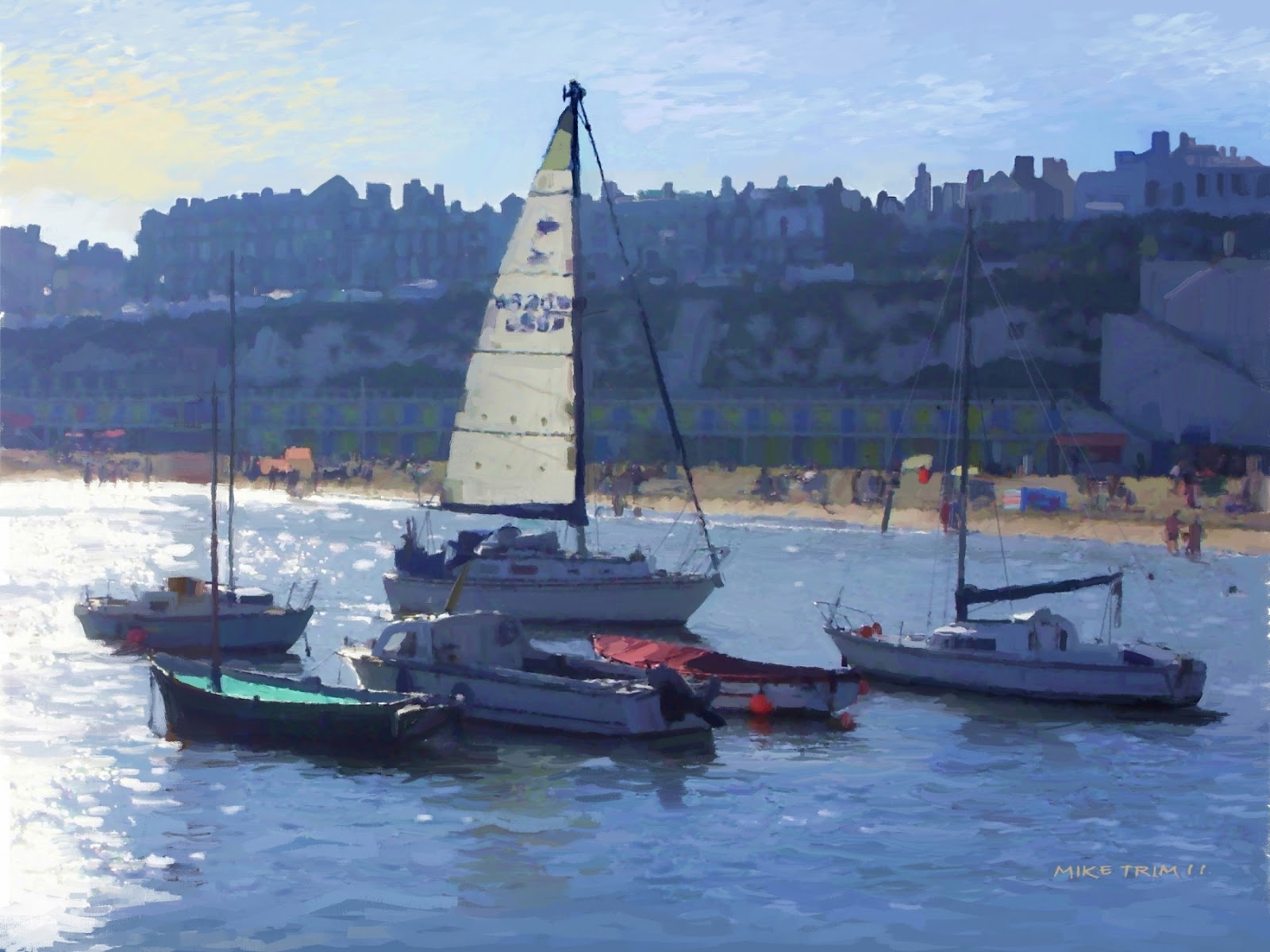 Mike Trim Art: New Series! Environments - Almost Home