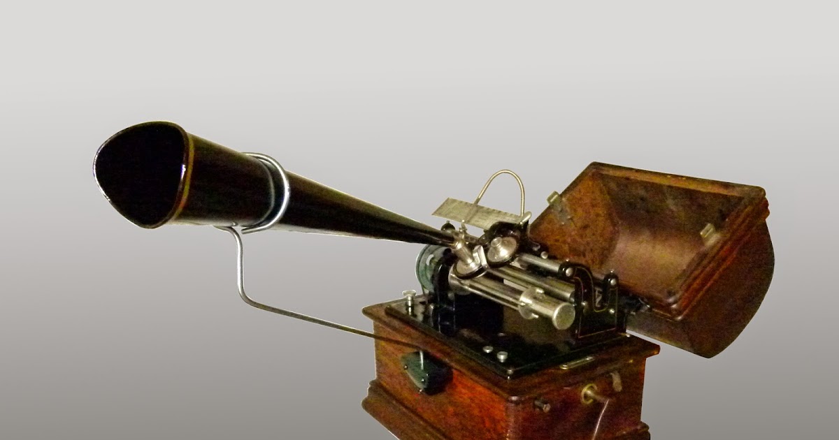 Phonautographist : Edison Business Phonograph with Recording Horn