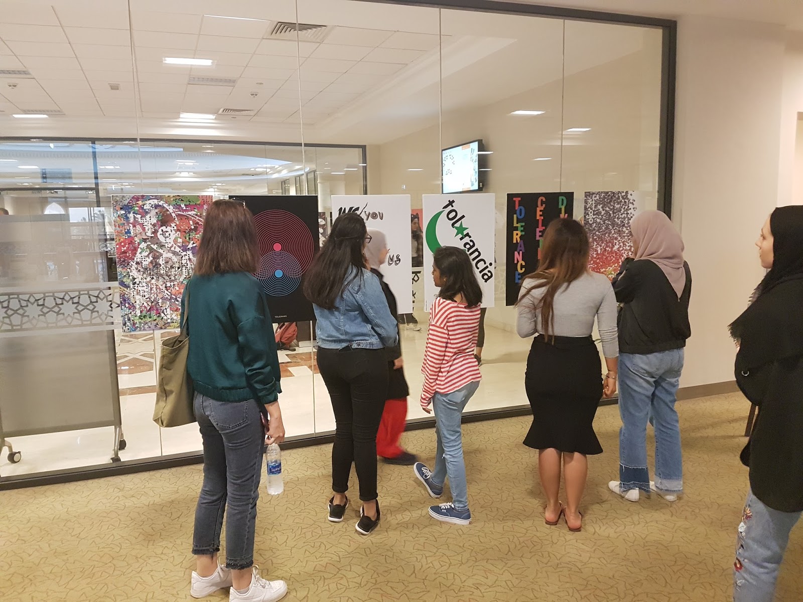 Tolerance Posters at the American University of Sharjah, UAE