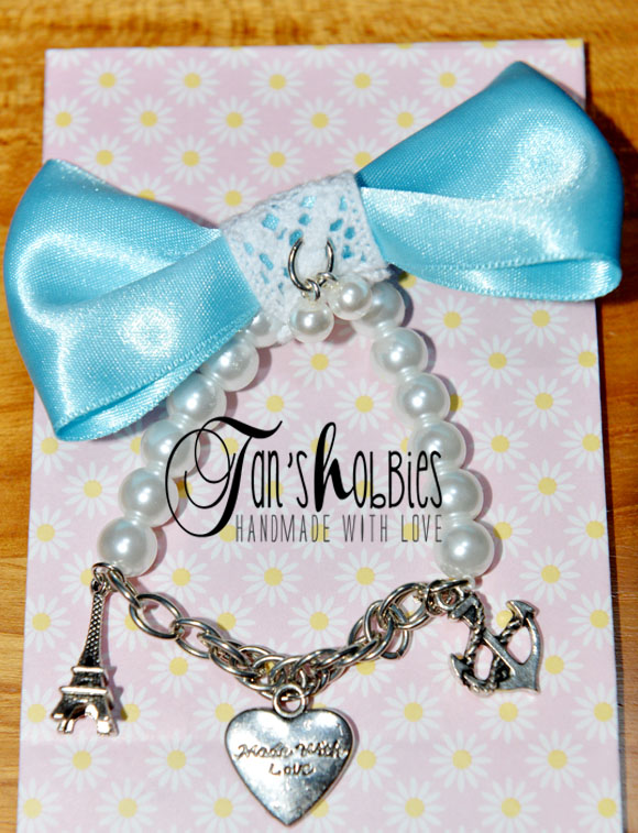 Ribbon - Charms Wrist Corsage - Customized Order for SG Bride ~ Tan's ...