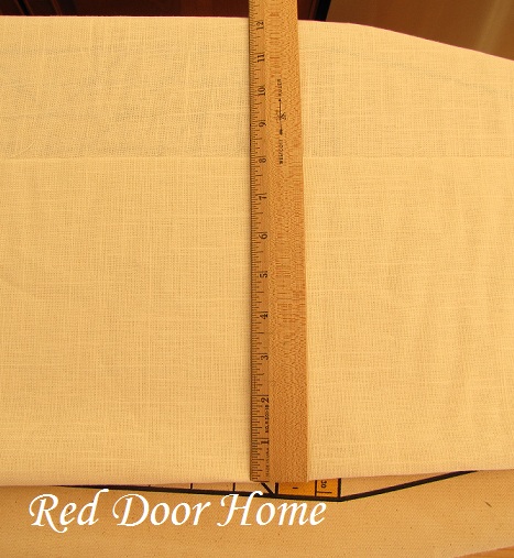 Red Door Home: How to Sew Curtain Panels with Lining and/or Interlining