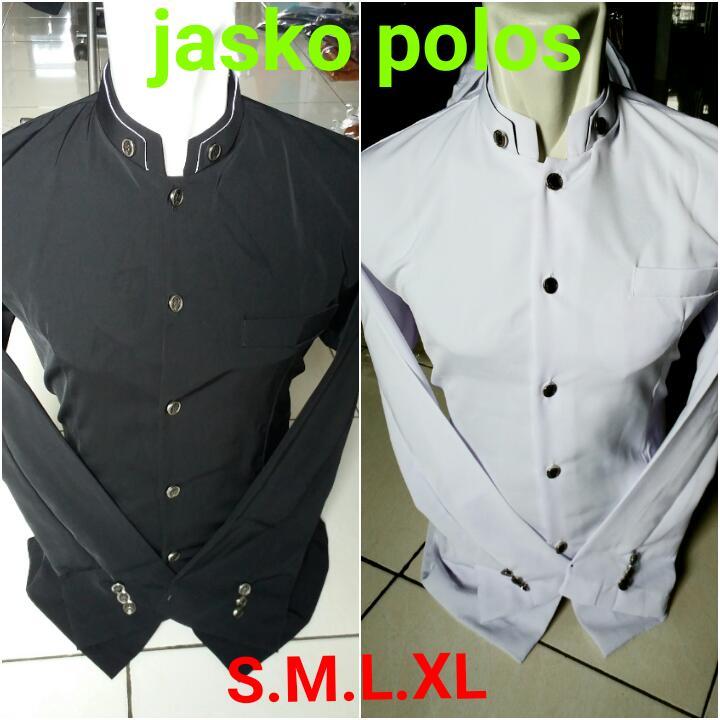 Jual Jasko Polos Hitam Dan Putih - Jual Jasko I Jasko Bordir I jasko Polos