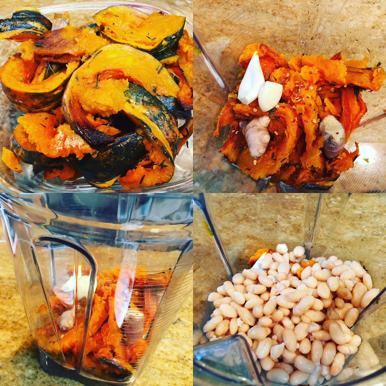 Domestic Divas Blog: Roasted Kombucha Squash & White Bean Soup