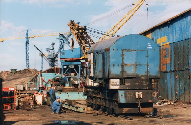 Tanfield Railway Blog: Moving the TDE Crane