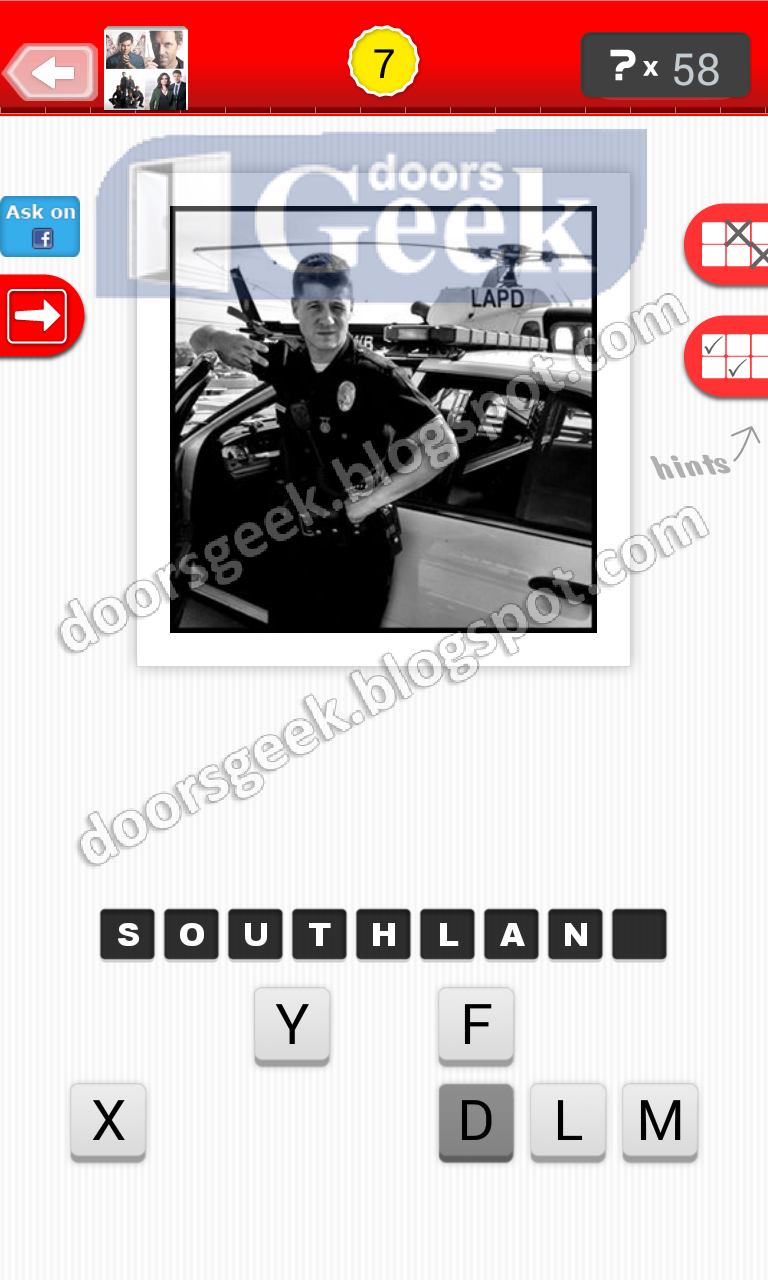 Guess the TV Show - Level 9-7 Answer ~ Doors Geek