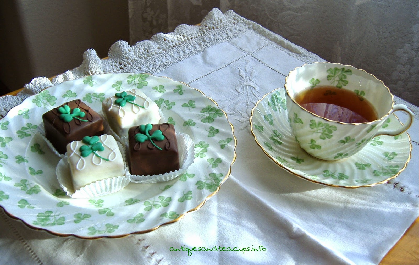 Antiques And Teacups: Tuesday Cuppa Tea, St Patrick's Day, Aynsley and ...