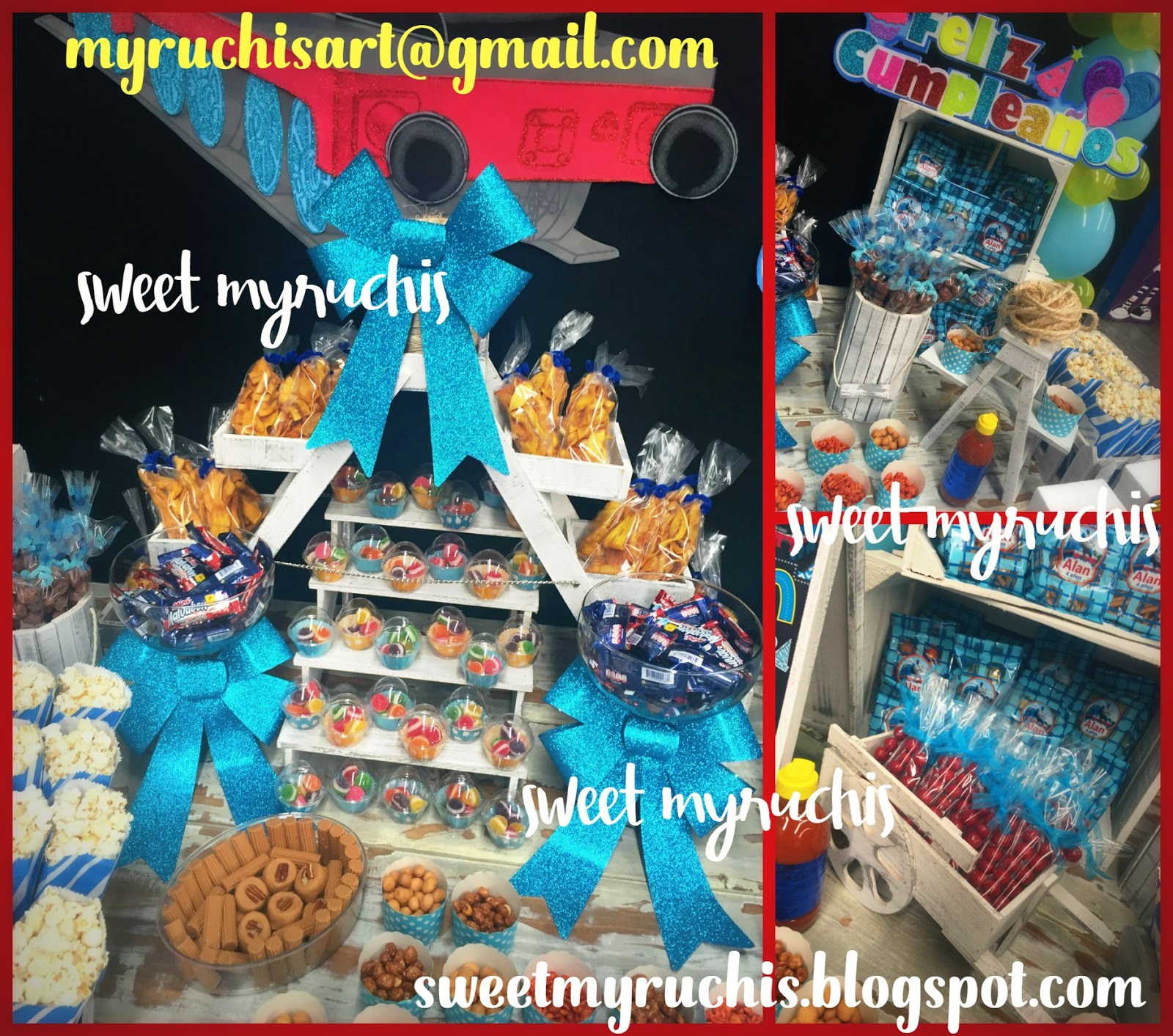 Ideas Fiesta Thomas y sus amigos. Candy Bar Fiesta Alan | Eventos Sweet ...