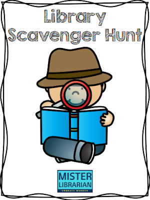 Library Orientation Scavenger Hunt | The Mister Librarian