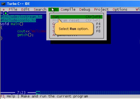 How to use Turbo C/C++