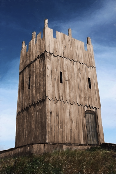 torre+madera-004.png (400×600) | Viking village, Norway viking, Viking ...