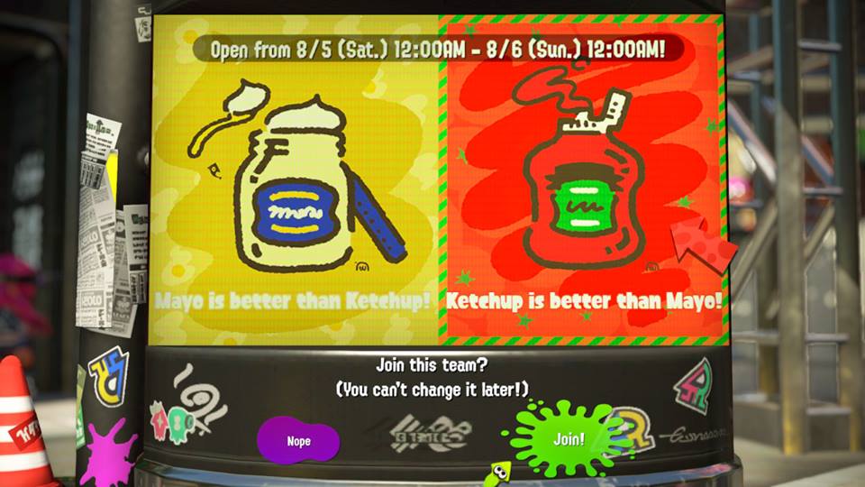KoopaTV: Condiment Conflict: Mayonnaise vs. Ketchup Splatfest! KoopaTV: Condiment Conflict: Mayonnaise vs. Ketchup Splatfest!