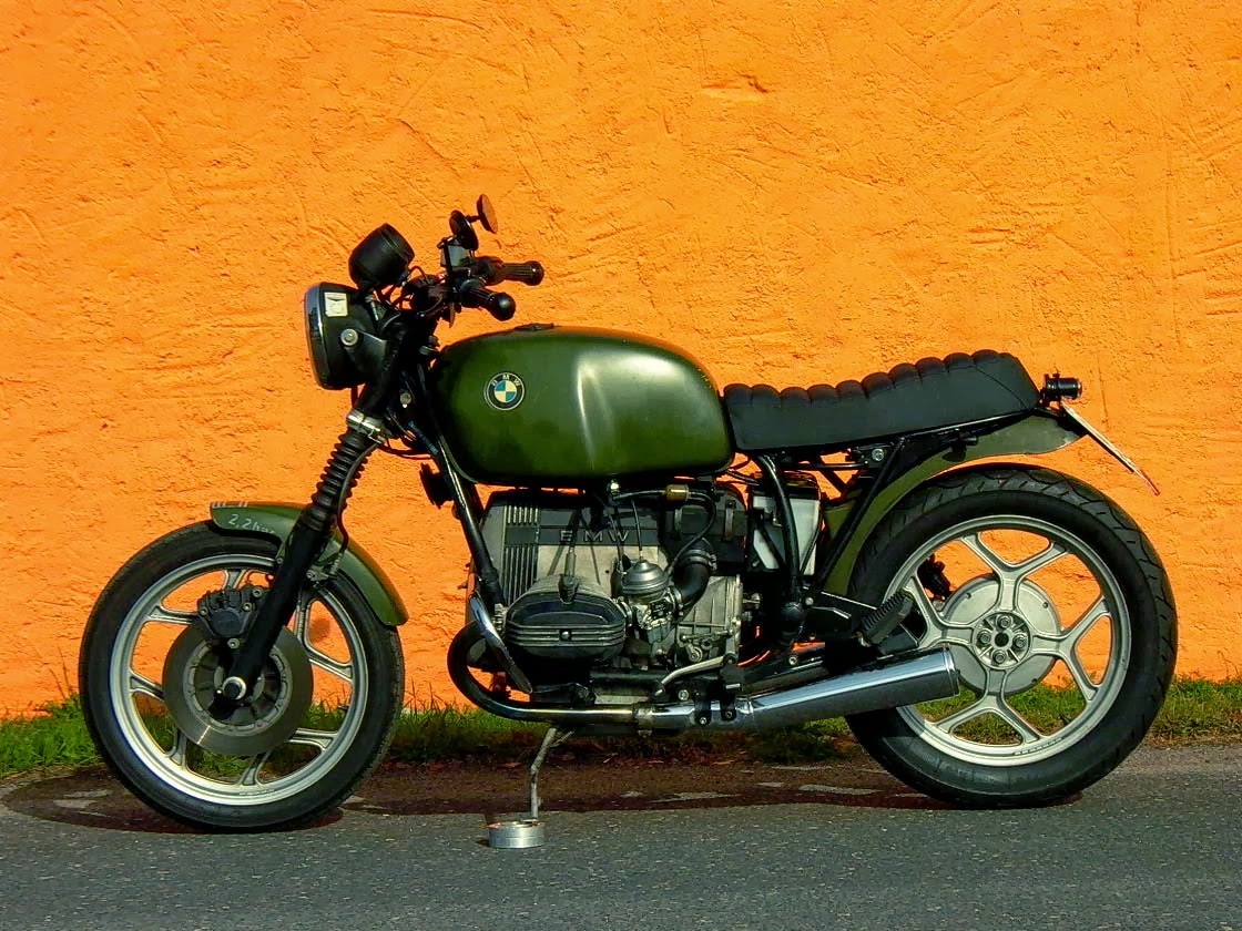 MOTOBIKE-COTTBUS: Auf die Arbeit, fertig, los! BMW R 80 R Scrambler Look