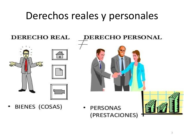 DERECHOS REALES Y PERSONALES ~ Derechos reales y patrimoniales