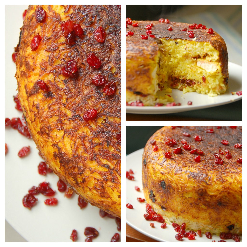 No-Bake Tah-chin e Morgh (Persian Upside Down Layered Saffron Rice ...