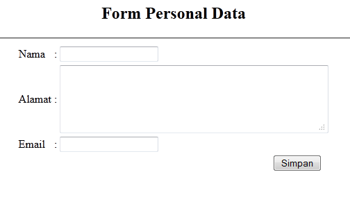 Belajar PHP 5: Tutorial CRUD part 1 - Insert data dengan PHP dan MySQL Belajar PHP 5: Tutorial CRUD part 1 - Insert data dengan PHP dan MySQL