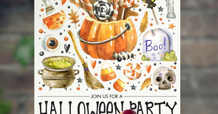 SimplyEverydayMe: {HAPPY MONDAY}... halloween party INVITATION...