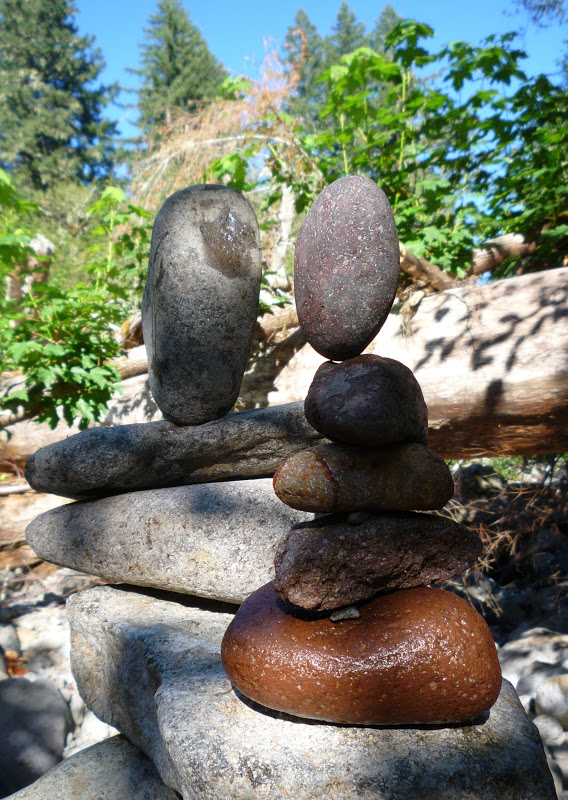 Tidal Art: Five Stone Tree