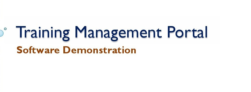 TRAINING MANAGEMENT PORTAL - VILLAGE GP DATA OPERATORS