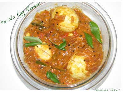 Shyama's Tastes: Nadan Mutta Roast/Kerala Egg Roast
