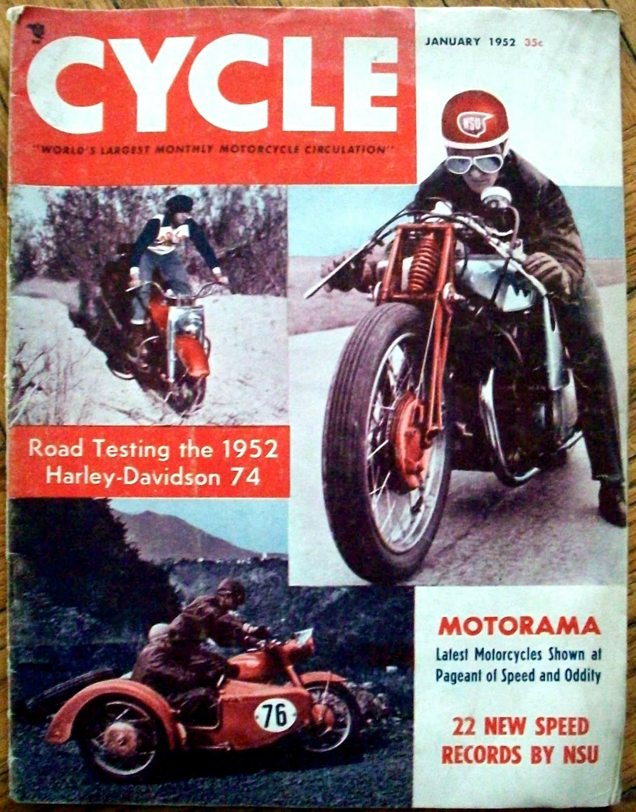 Deadly Curves: 1952 CYCLE Magazine: A Year Of Covers
