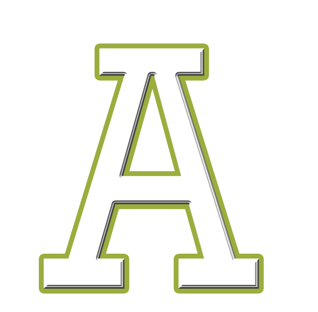 ® Colección de Gifs ®: LETRAS MAYÚSCULAS PARA IMPRIMIR BLANCAS EN ALTO ...