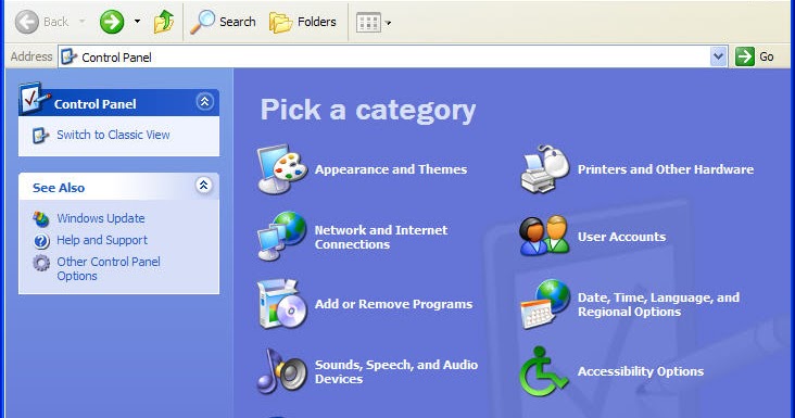 Pengertian Control Panel, Bagian Bagian dan Fungsi Control Panel Pada ...