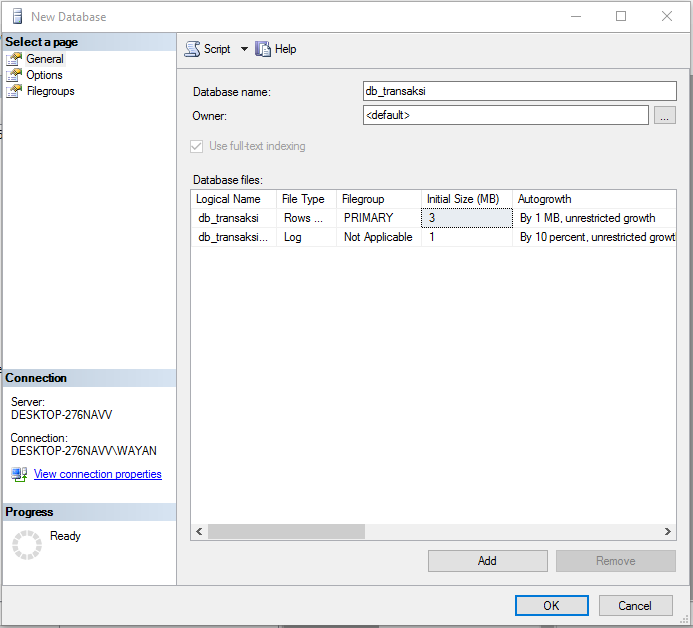 Cara Membuat Database Pada Sql Server 2008 R2 Natrik