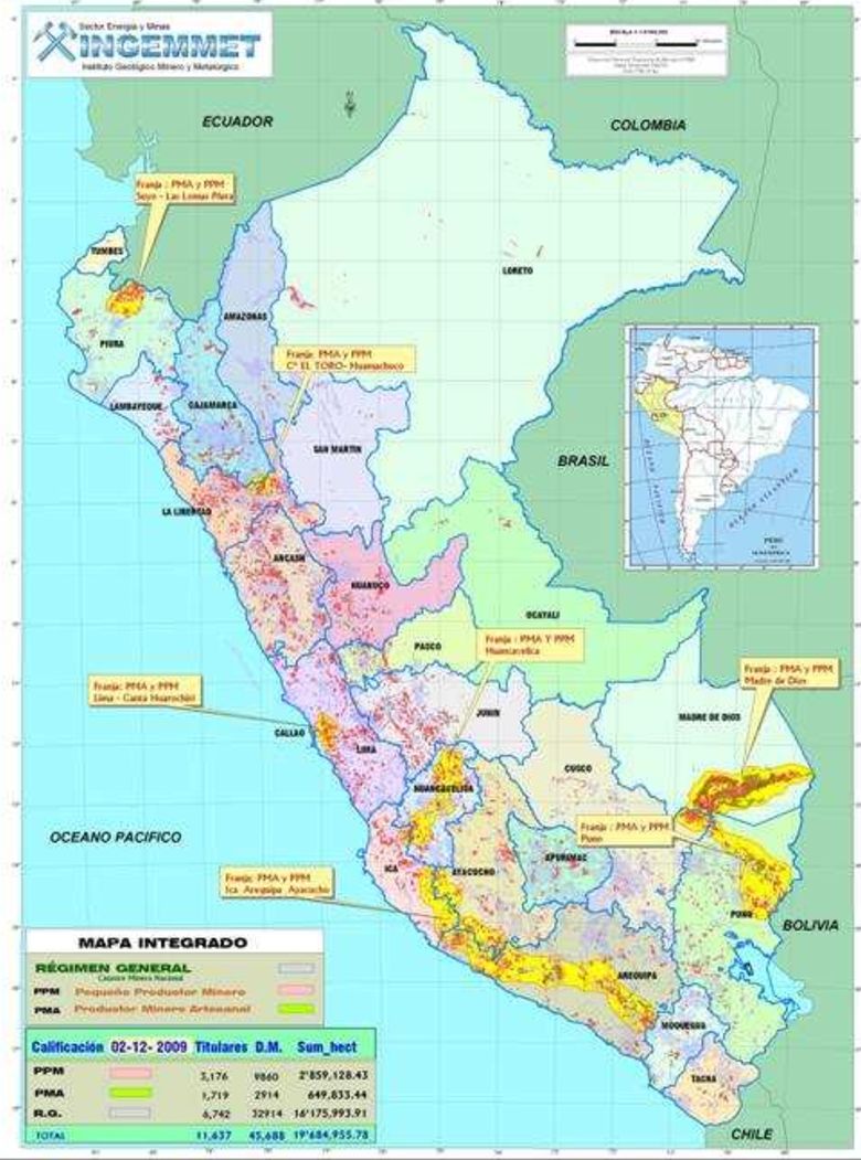 DESMITIFICANDO LA MINERIA EN EL PERU: Producción de Oro en Perú